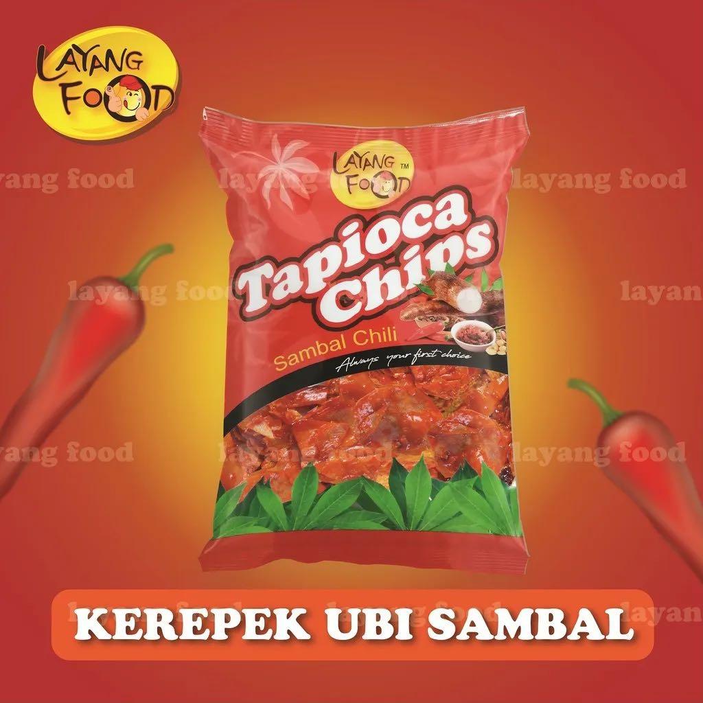 Tapioca Chips (Sambal Chilli) (Halal), Food & Drinks, Packaged ...