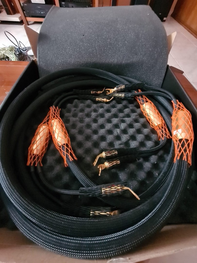 Telos Audio Design Gold Signature Mark II Speaker Cables 2.5m, Audio ...