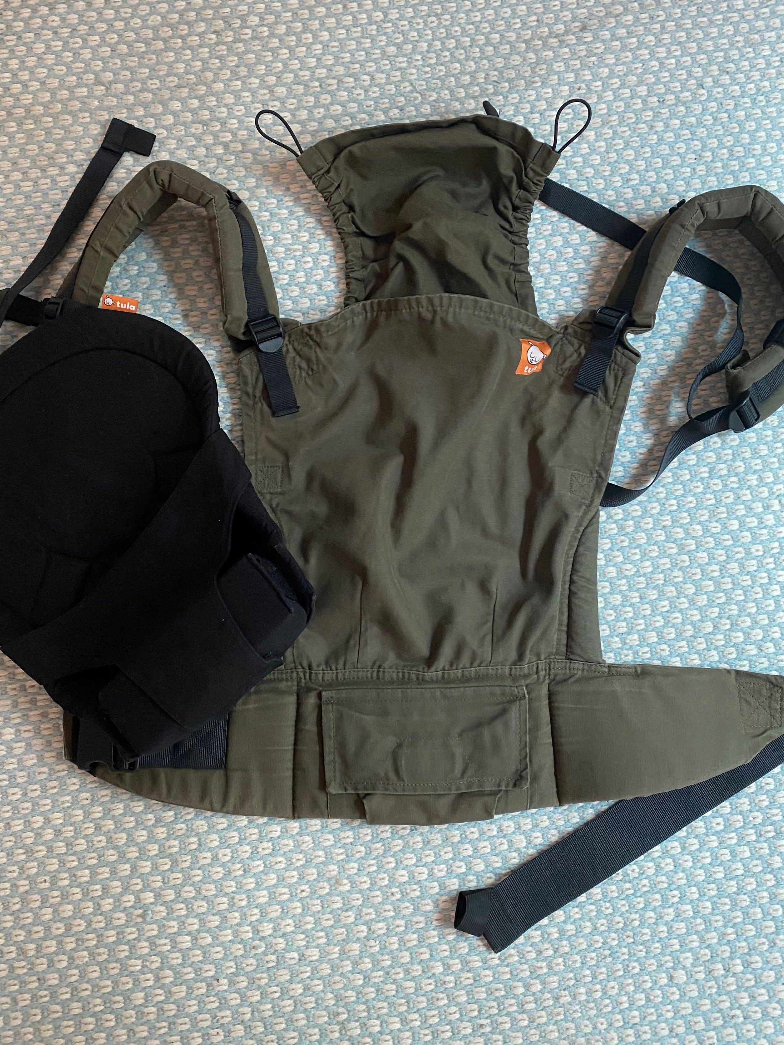 Tula Ergonomic Carrier + Tula infant insert, Babies & Kids, Going Out ...