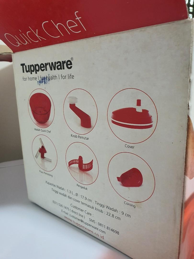 Tupperware Quick Chef Food Processor/Chopper, TV & Home Appliances ...