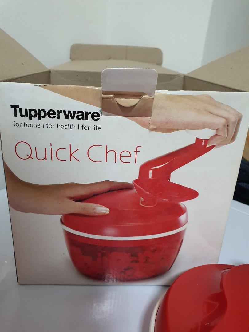 Tupperware Quick Chef Food Processor/Chopper, TV & Home Appliances ...