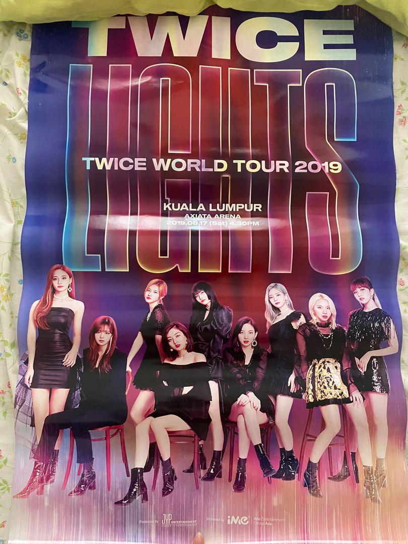 Twice poster from concert, Hobbies & Toys, Collectibles & Memorabilia ...