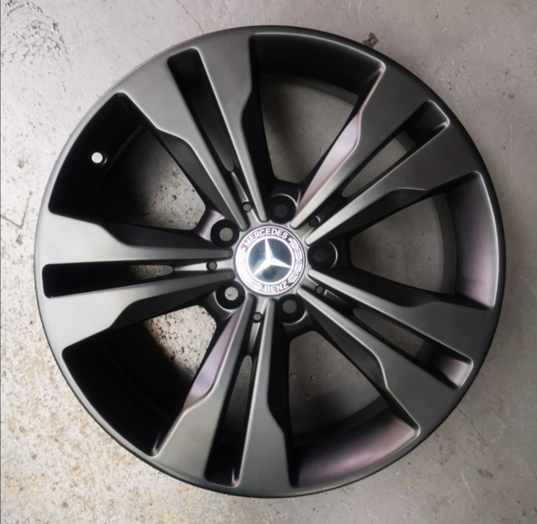 Used 18" Original Mercedes Rims, Car Accessories, Tyres & Rims on Carousell