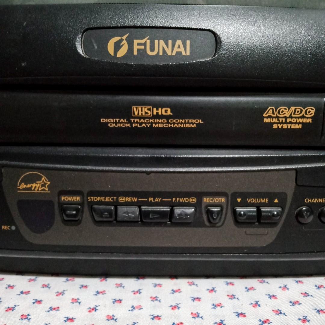 Vintage Funai VCR TV Combo | Retro Gaming 90s NINTENDO SEGA PLAYSTATION ...
