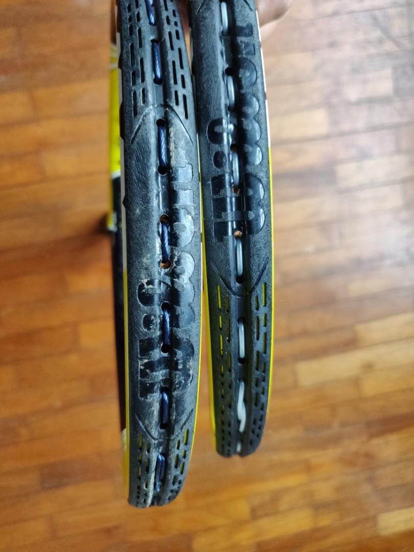 Wilson Pro comp tennis racket set, Sports Equipment, Sports & Games ...