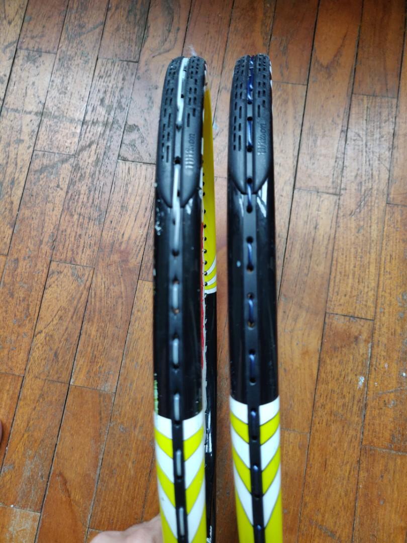 Wilson Pro comp tennis racket set, Sports Equipment, Sports & Games ...