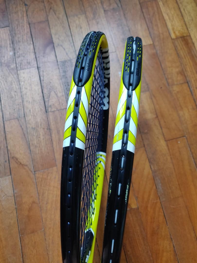 Wilson Pro comp tennis racket set, Sports Equipment, Sports & Games ...