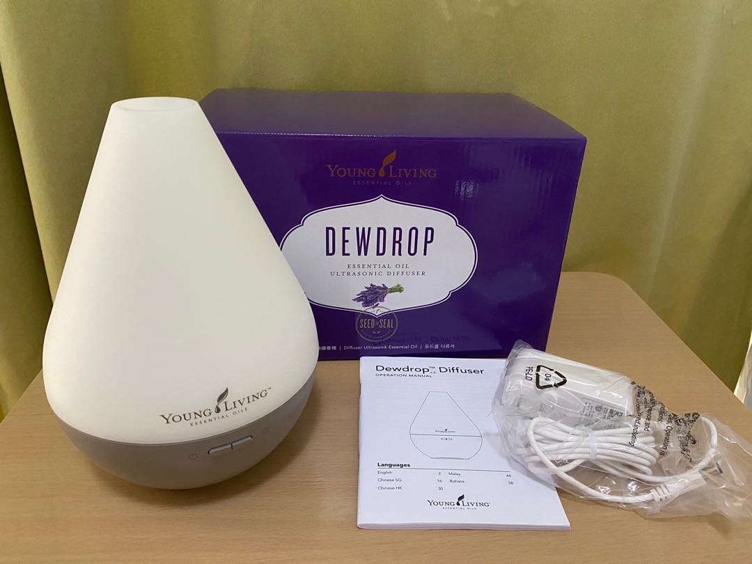 Young Living Dewdrop Diffuser V.2, Beauty & Personal Care, Fragrance ...