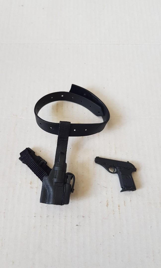 1/6 scale Medicom Japan Special Assault Team SAT pistol and drop down ...