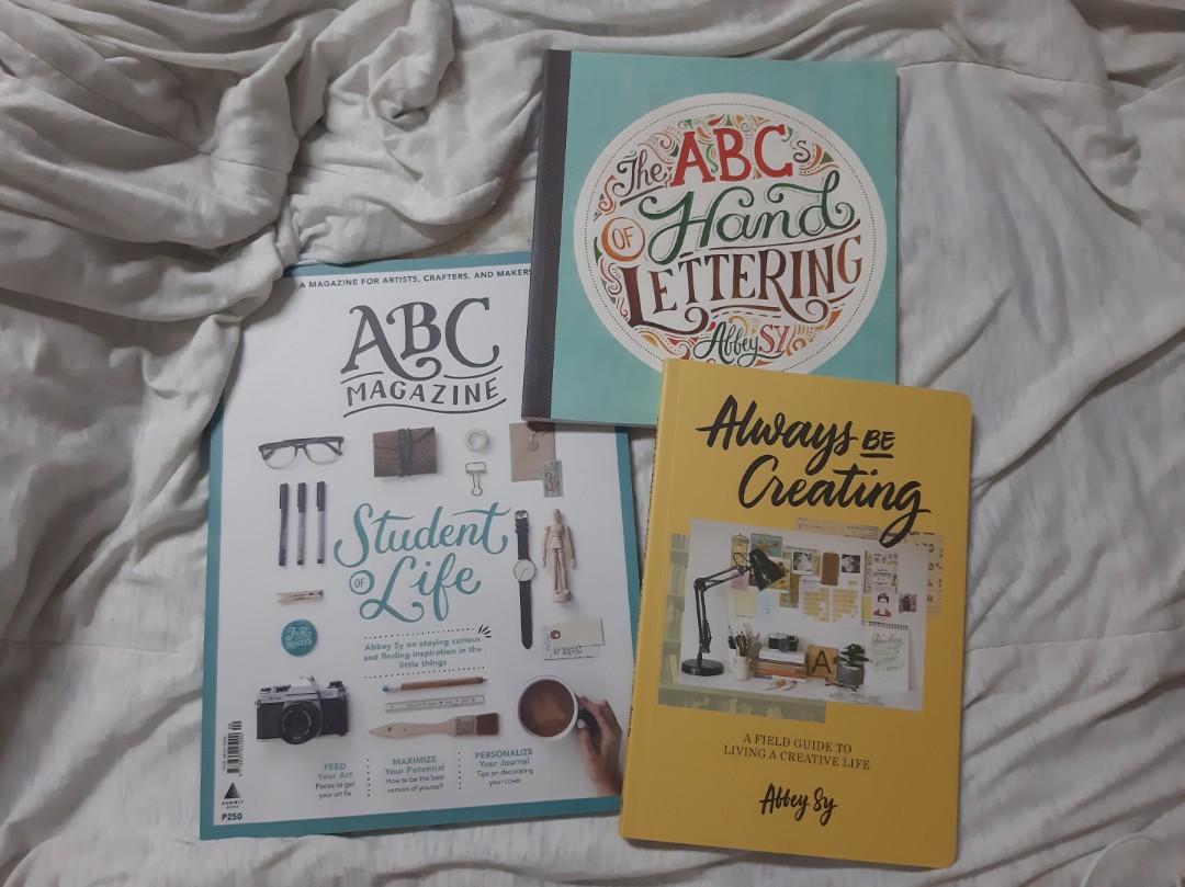 Abbey Sy 3 Bundle Books - Calligraphy / Hand Lettering Book , Always be ...