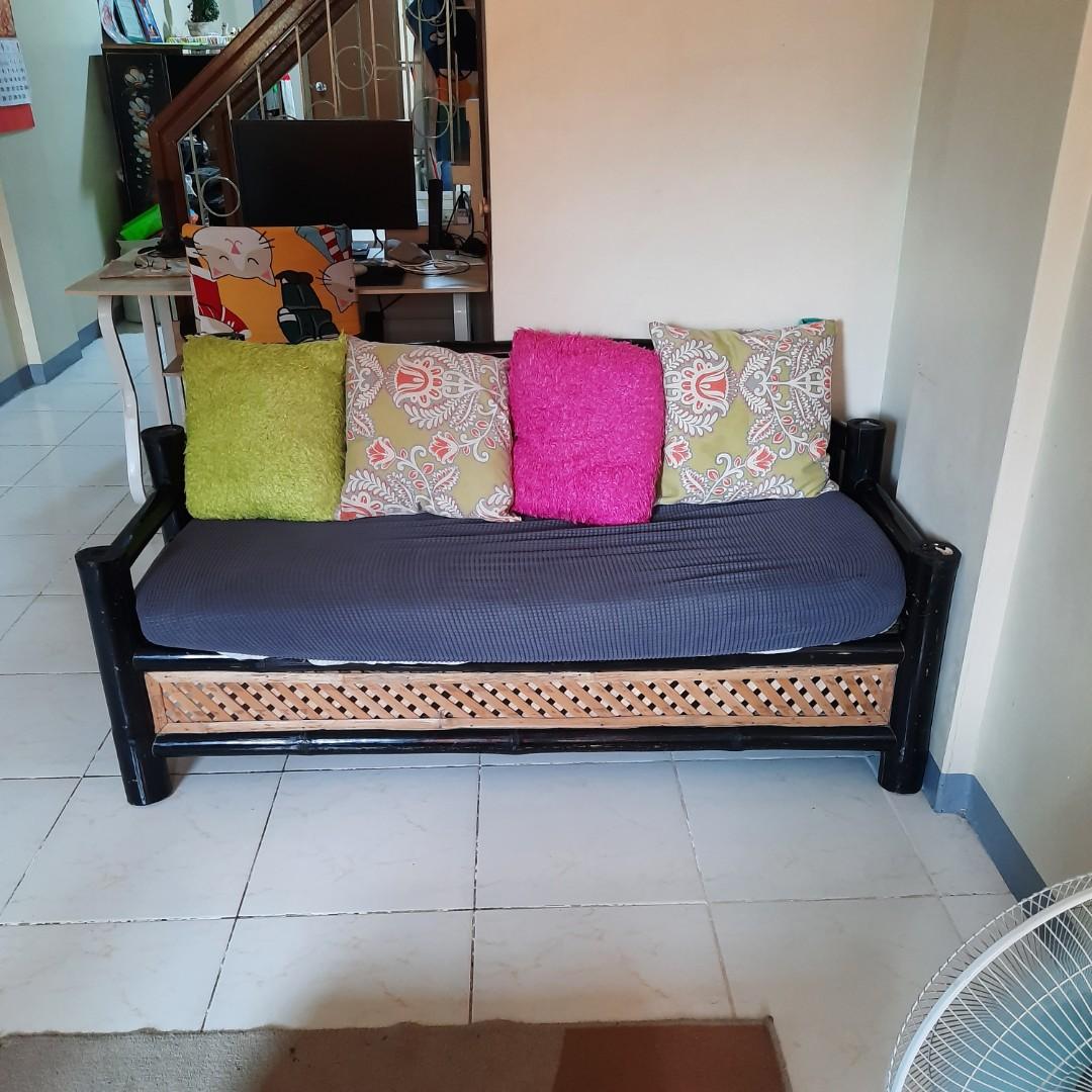 Bamboo sala set, Furniture & Home Living, Furniture, Sofas on Carousell