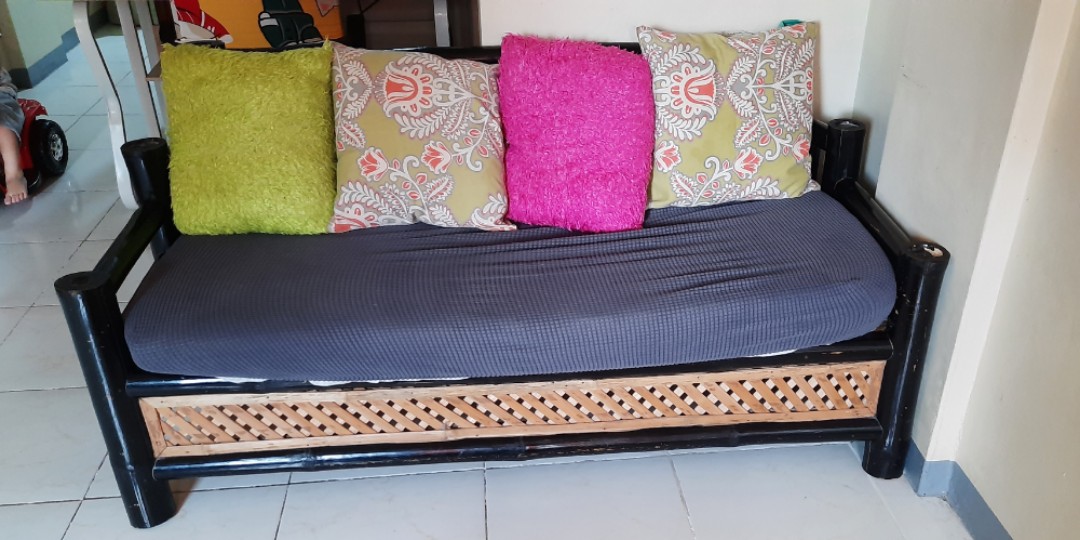 Bamboo sala set, Furniture & Home Living, Furniture, Sofas on Carousell