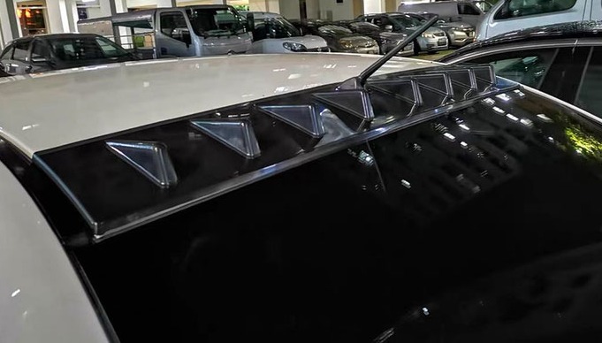 [BN] Vortex Generator Mitsubishi Lancer EX Modified Roof Spoiler, Car ...