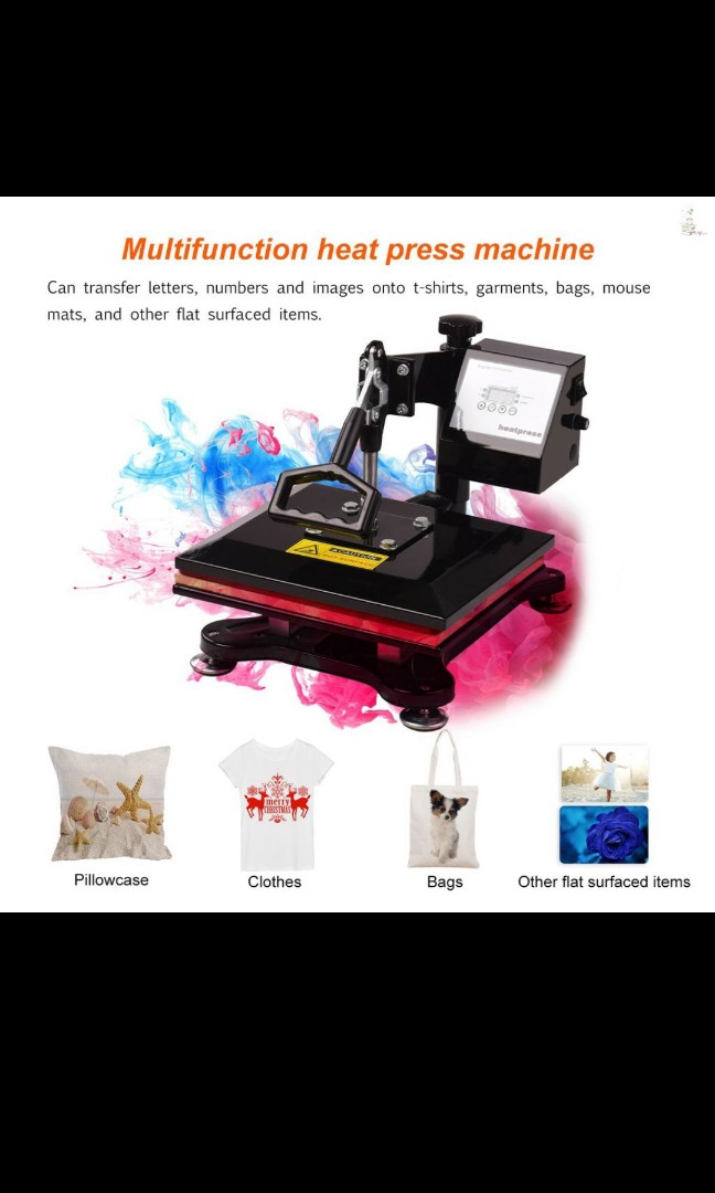 BNIB Multi Function Heat Press Machine, Hobbies & Toys, Stationery ...