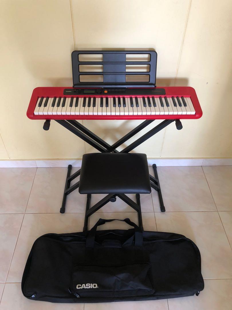 Casiotone CT-S200 Red Keyboard, Hobbies & Toys, Music & Media, Musical ...