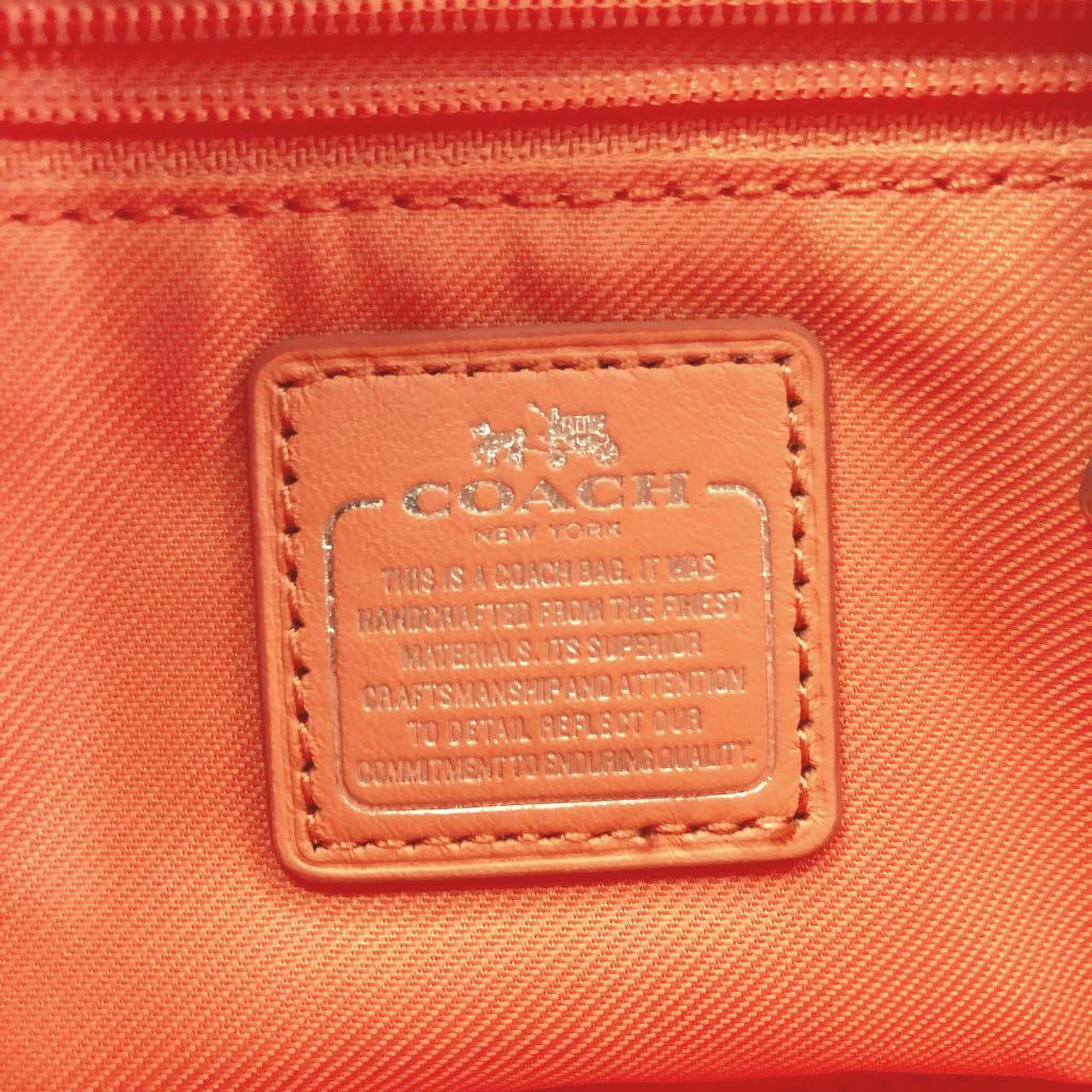 COACH 35798 PEACH TWO WAY BAG 217008521 [, Women's Fashion, Bags ...