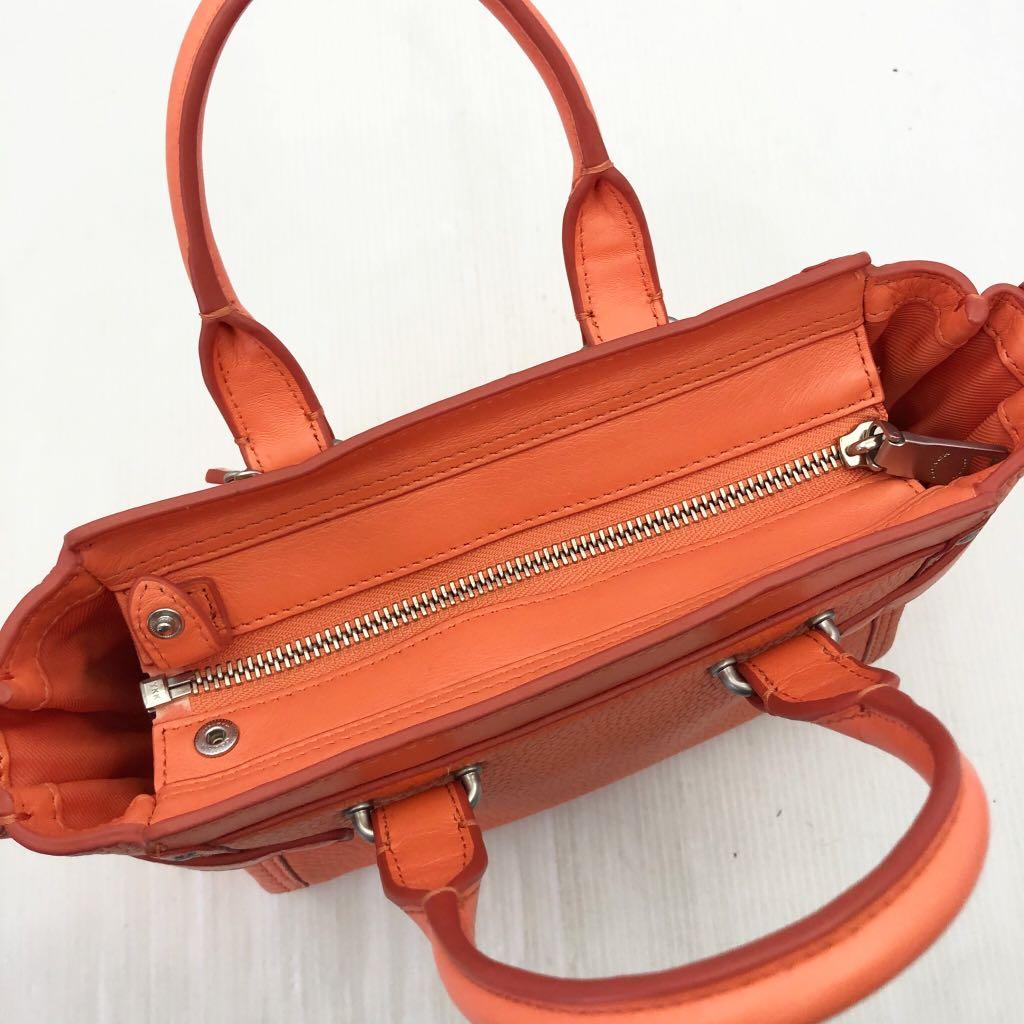 COACH 35798 PEACH TWO WAY BAG 217008521 [, Women's Fashion, Bags ...