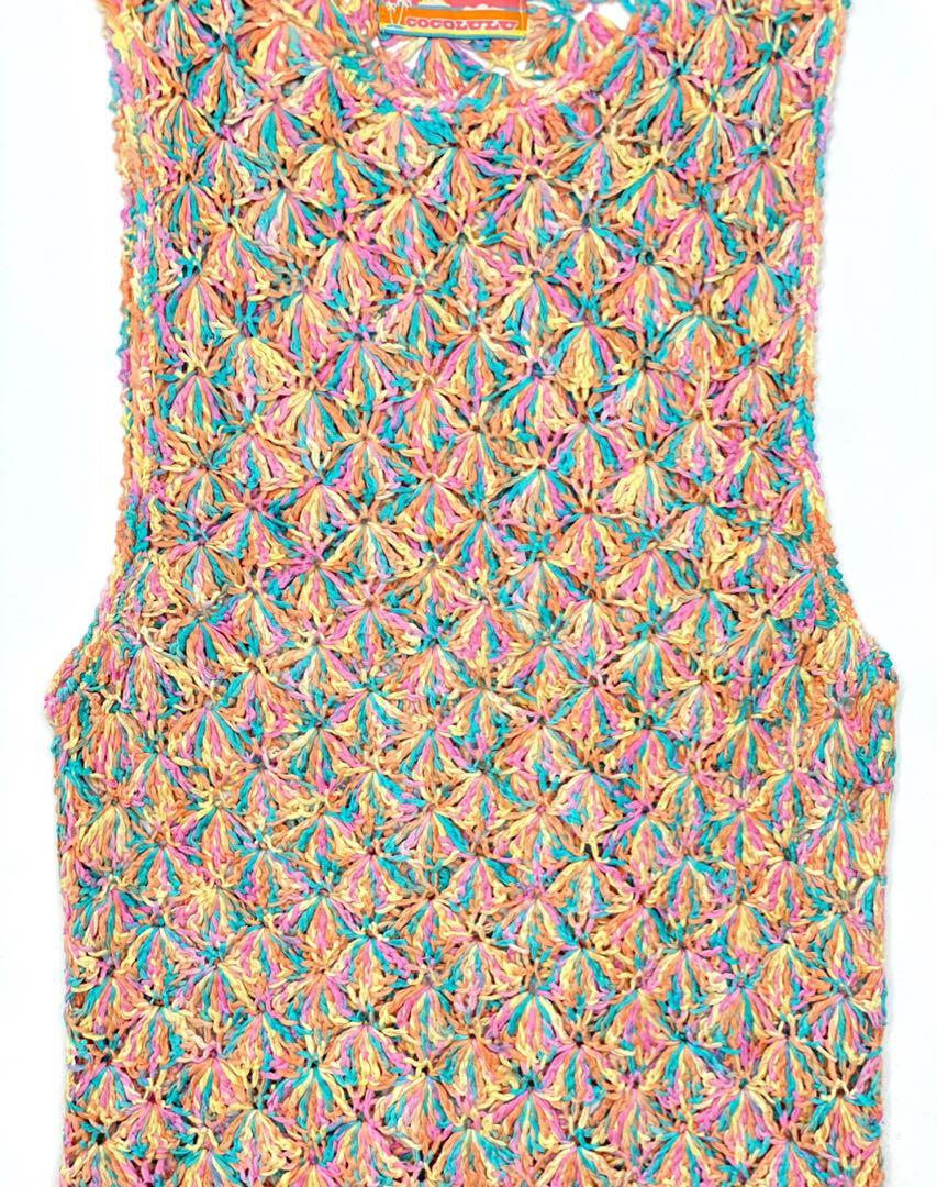 Coco Lulu Crochet Mermaid Top, Women's Fashion, Tops, Sleeveless on ...