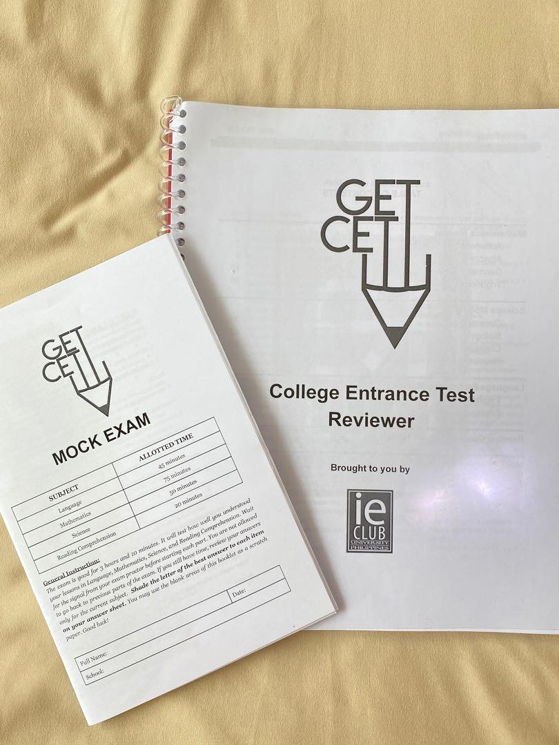College Entrance Exam Reviewer with Mock Exam and Flash Cards, Hobbies ...