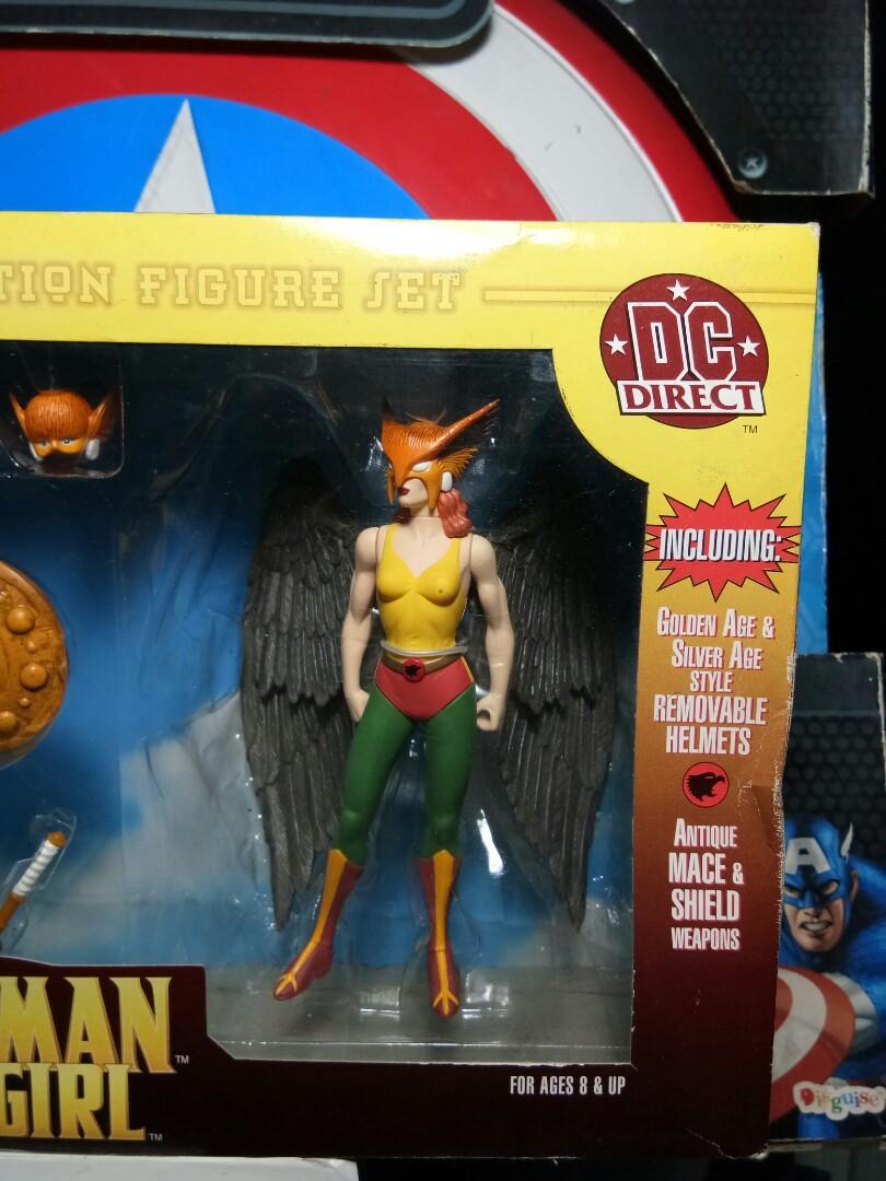 DC Direct Classic Silver Age Hawkman and Hawkgirl 2-Pack Deluxe Box Set ...