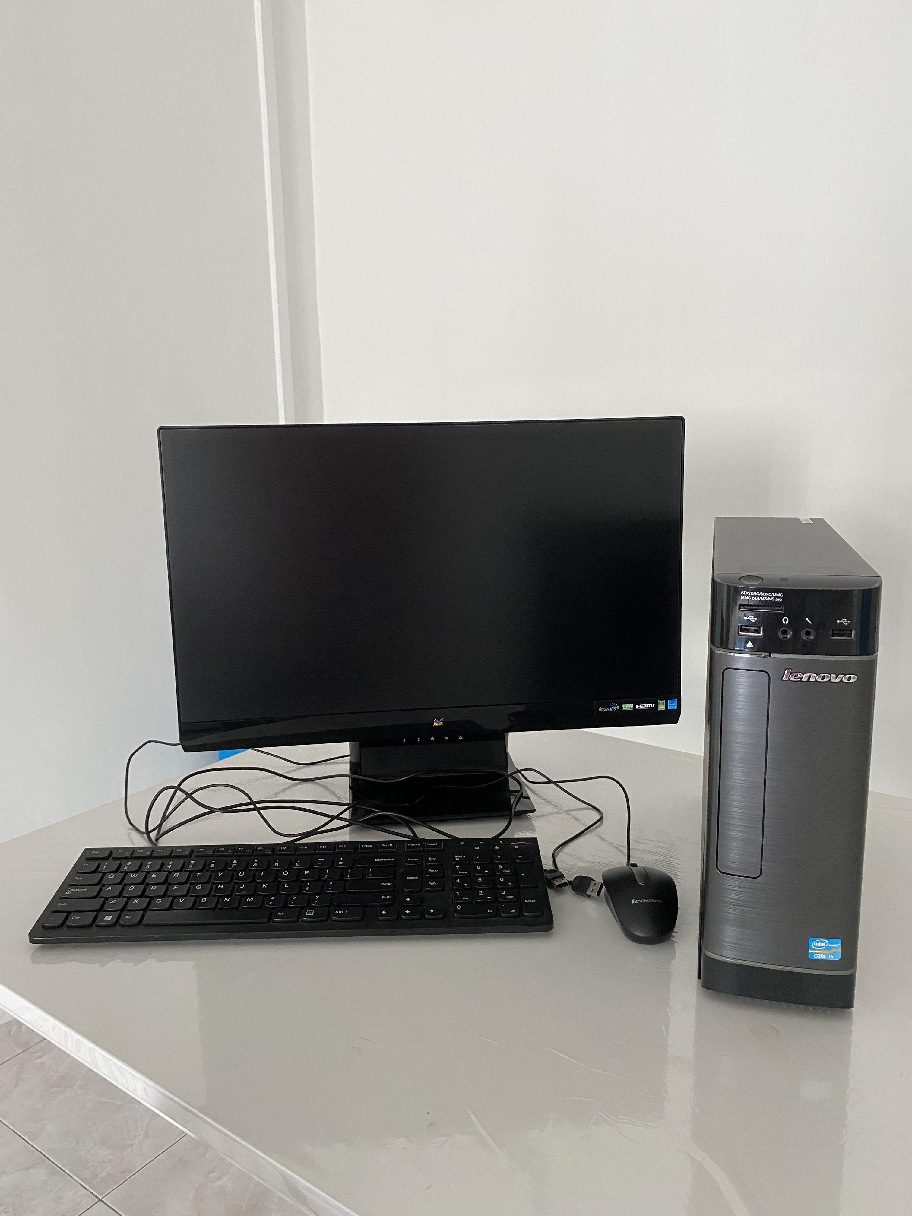 Desktop computer - Monitor, CPU, Keyboard, mouse, Computers & Tech ...