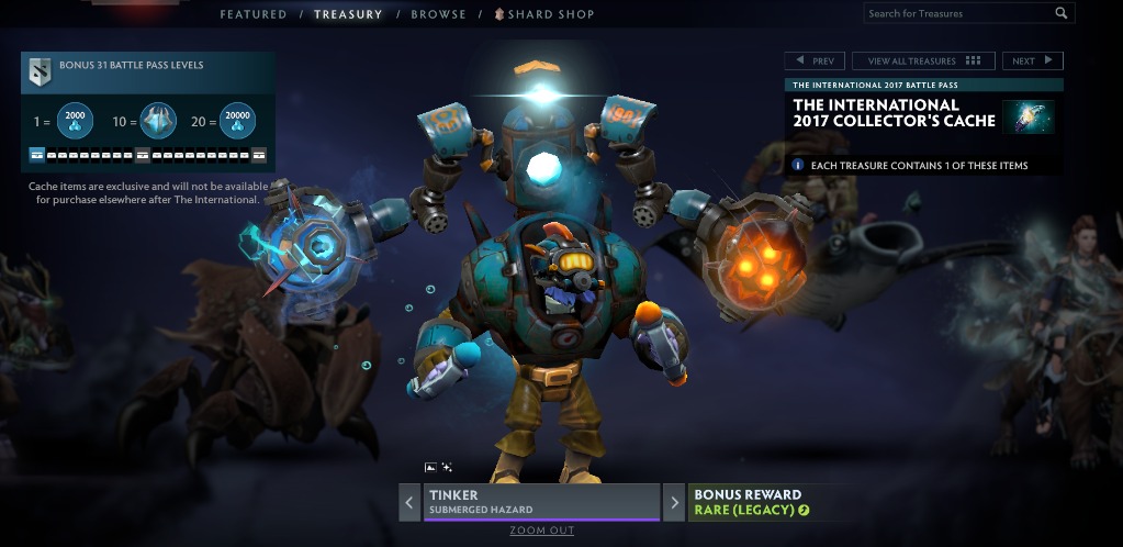 Dota 2 2017 Collector Cache V2, Video Gaming, Gaming Accessories, Game ...