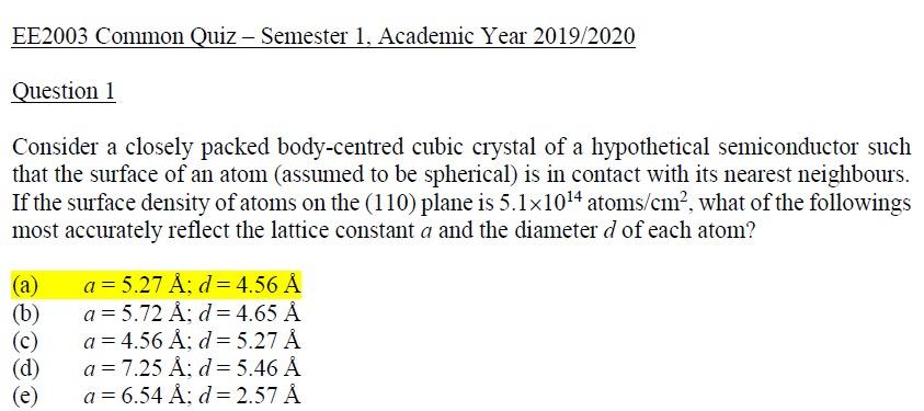EE2003 Semiconductor Quiz, IRA, Assignment, Lab, PYP, Tutorial ...