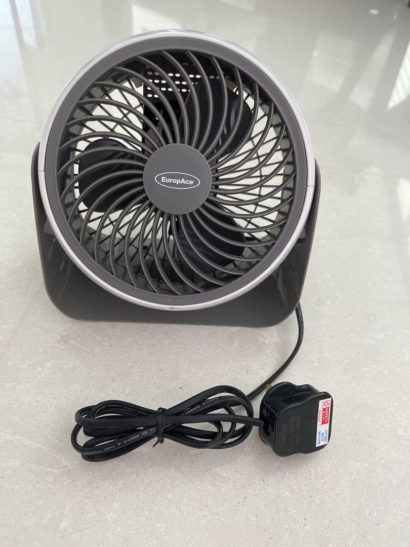 EuropAce Desk Fan, Furniture & Home Living, Lighting & Fans, Fans on ...