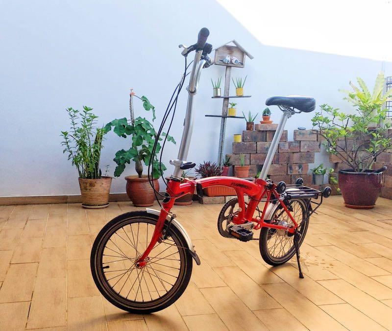 Flamingo London NX7 foldable bicycle, Sports Equipment, Bicycles ...