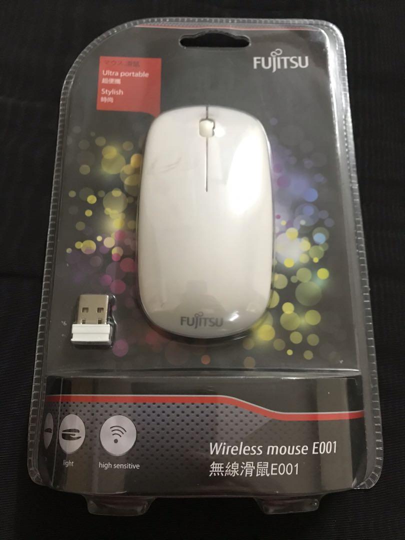 [全新]Fujitsu wireless mouse, 電腦＆科技, 電腦周邊及配件, 電腦滑鼠及相關產品 - Carousell