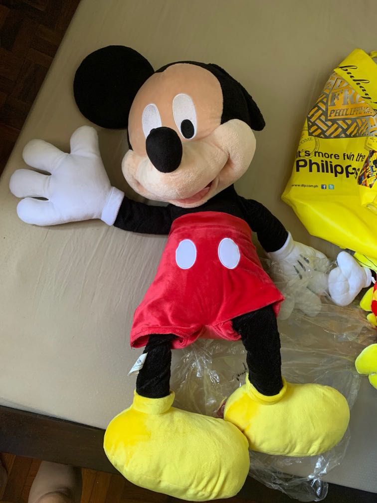 Life Size Mickey Mouse Stuffed Plush Toy from Disney Florida, Hobbies ...