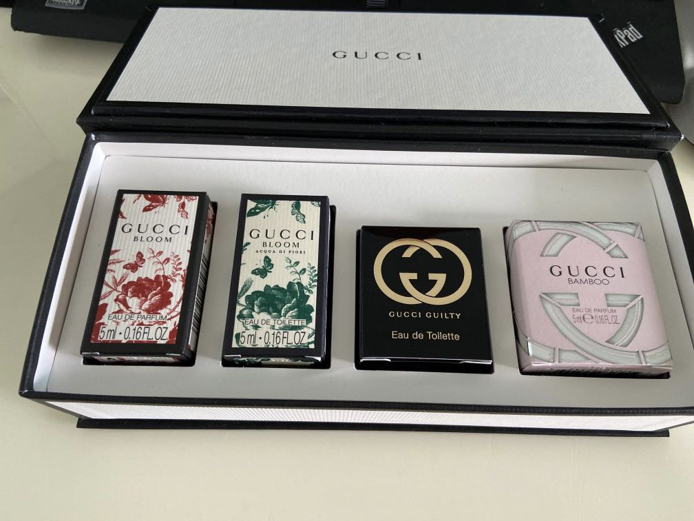 Gucci Miniature Perfume Gift Set, Beauty & Personal Care, Fragrance ...
