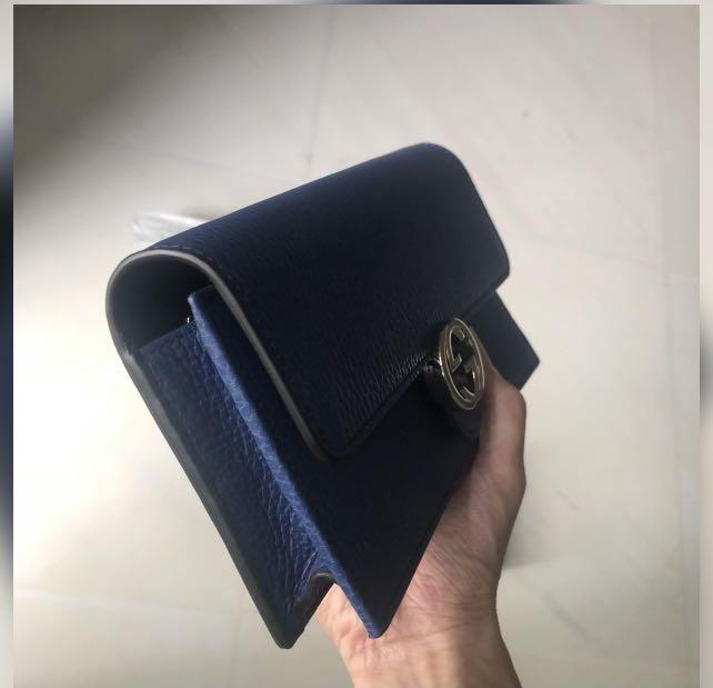 Gucci WOC interlocking in Blue, Women's Fashion, Bags & Wallets, Cross ...
