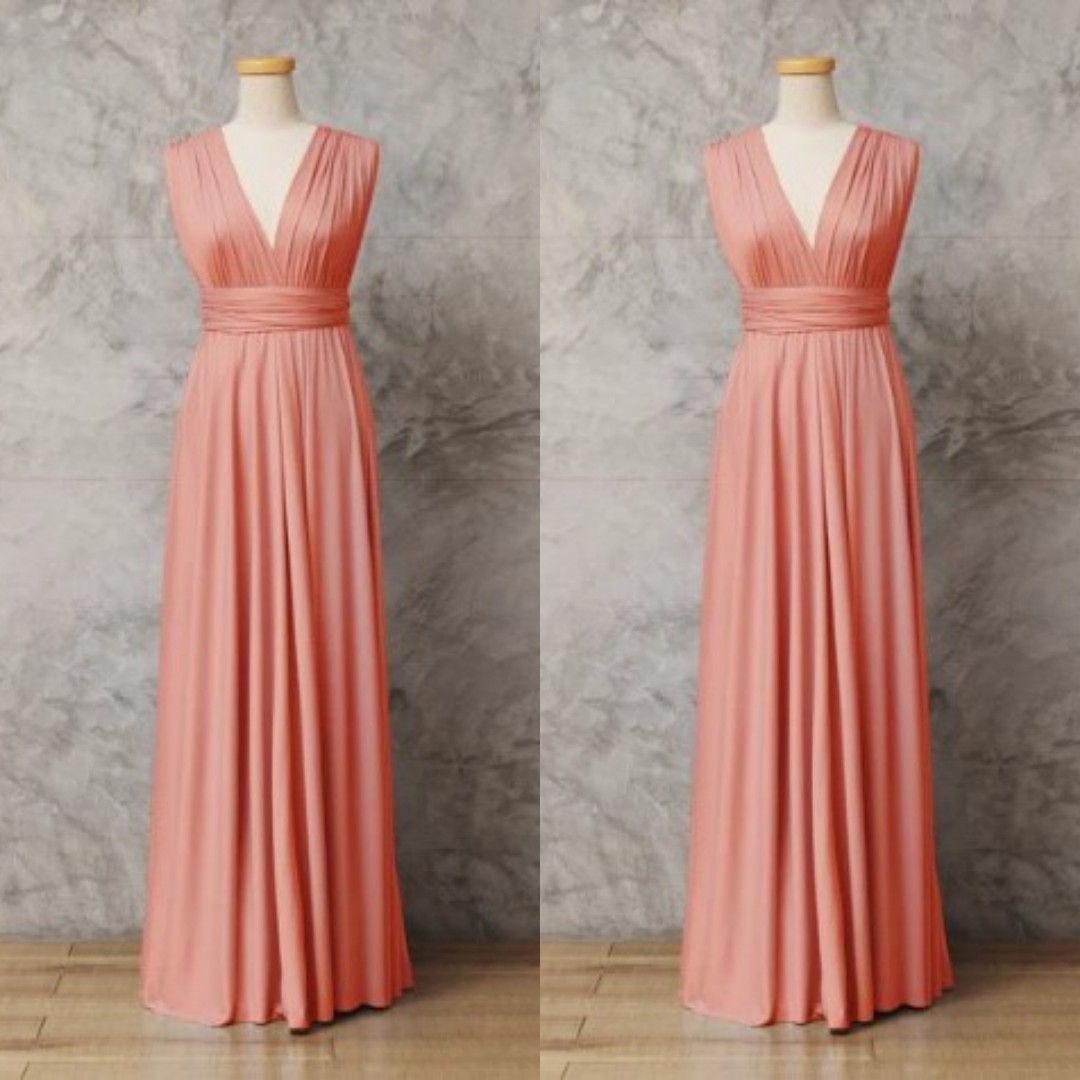 Infinity gown light pink, Women's Fashion, Dresses & Sets, Evening ...
