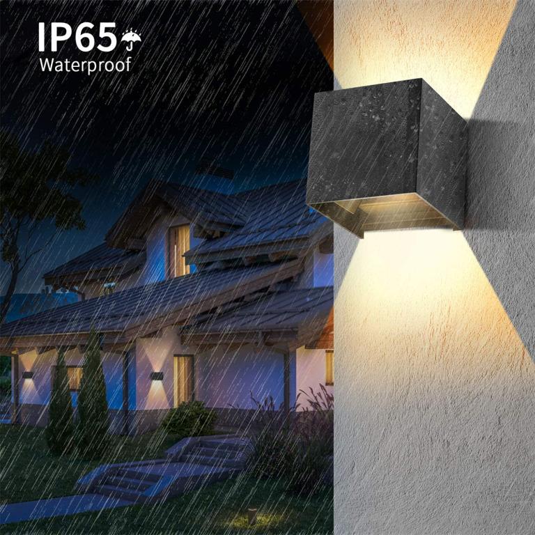 LEDMO Black 12W led wall light, with Adjustable Beam Angle Design ...
