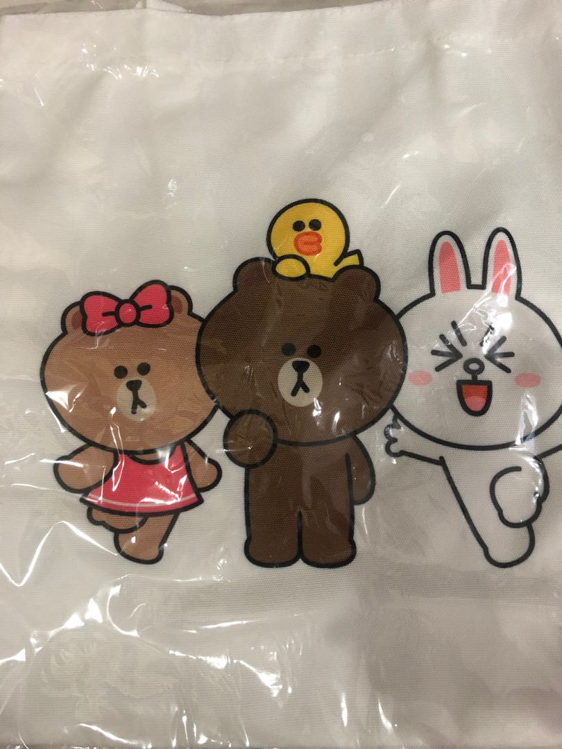 Line and friends tote bag, Women's Fashion, Bags & Wallets, Tote Bags ...