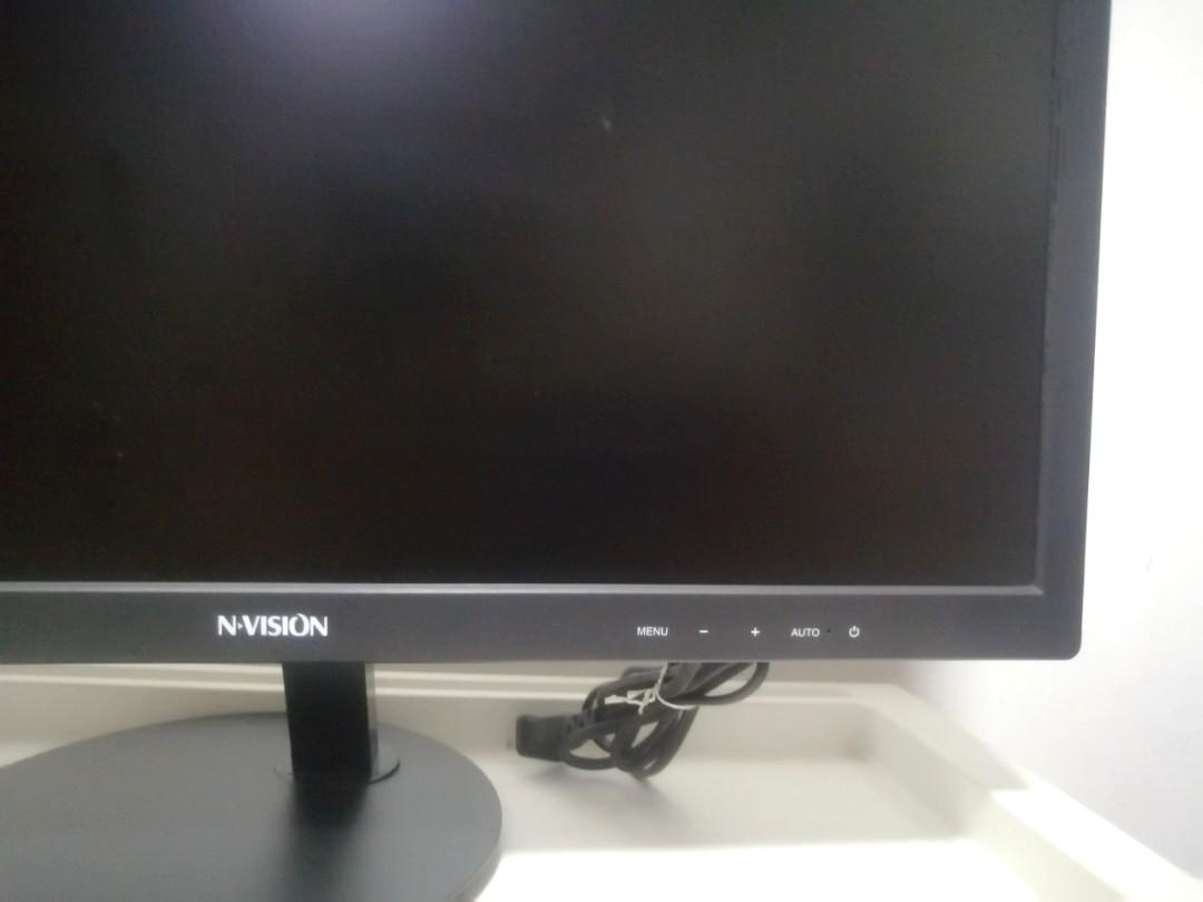 Nvision N200HD 20" Wide Led Monitor with VGA and HDMI Port (Free HDMI ...