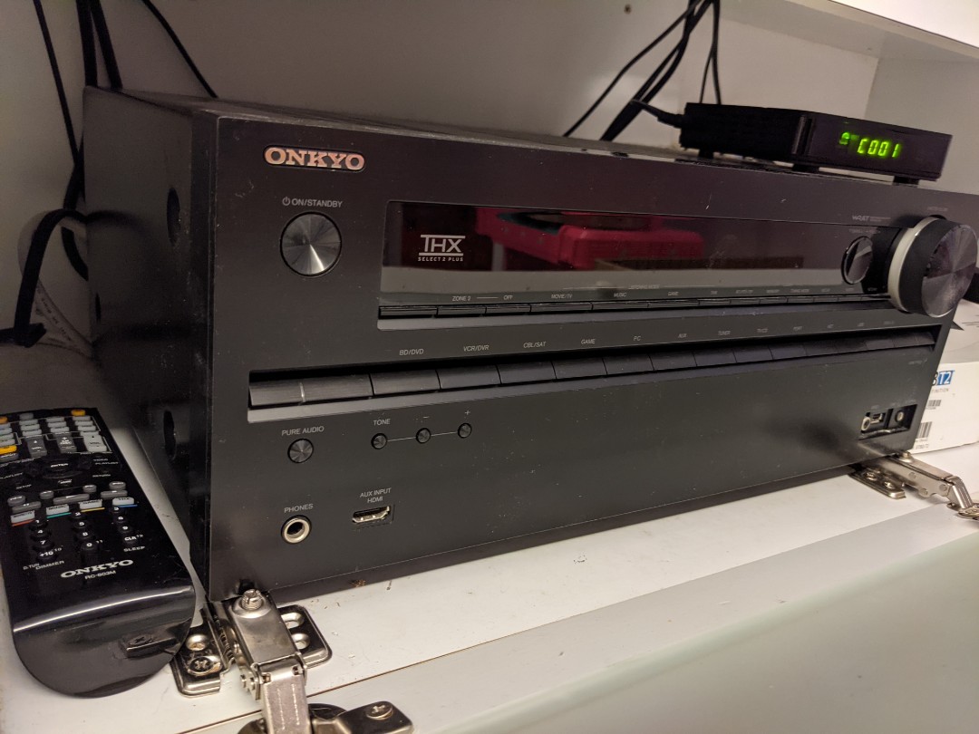 Onkyo TX-NR609 receiver with 5.1 stereo speakers, Audio, Soundbars ...