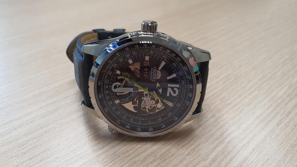 Orient Racing Automatic Semi-Skeletonised Watch CFT00004B, Mobile ...