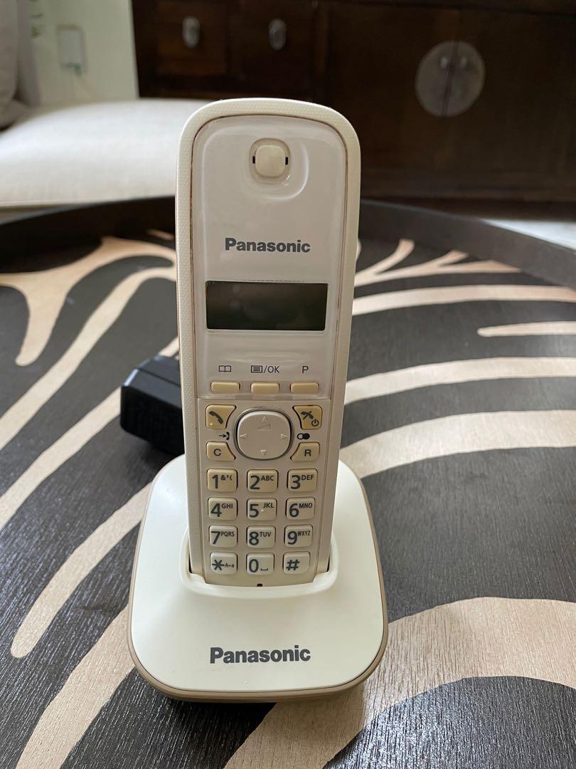 Panasonic White Cordless Phone, TV & Home Appliances, TV ...