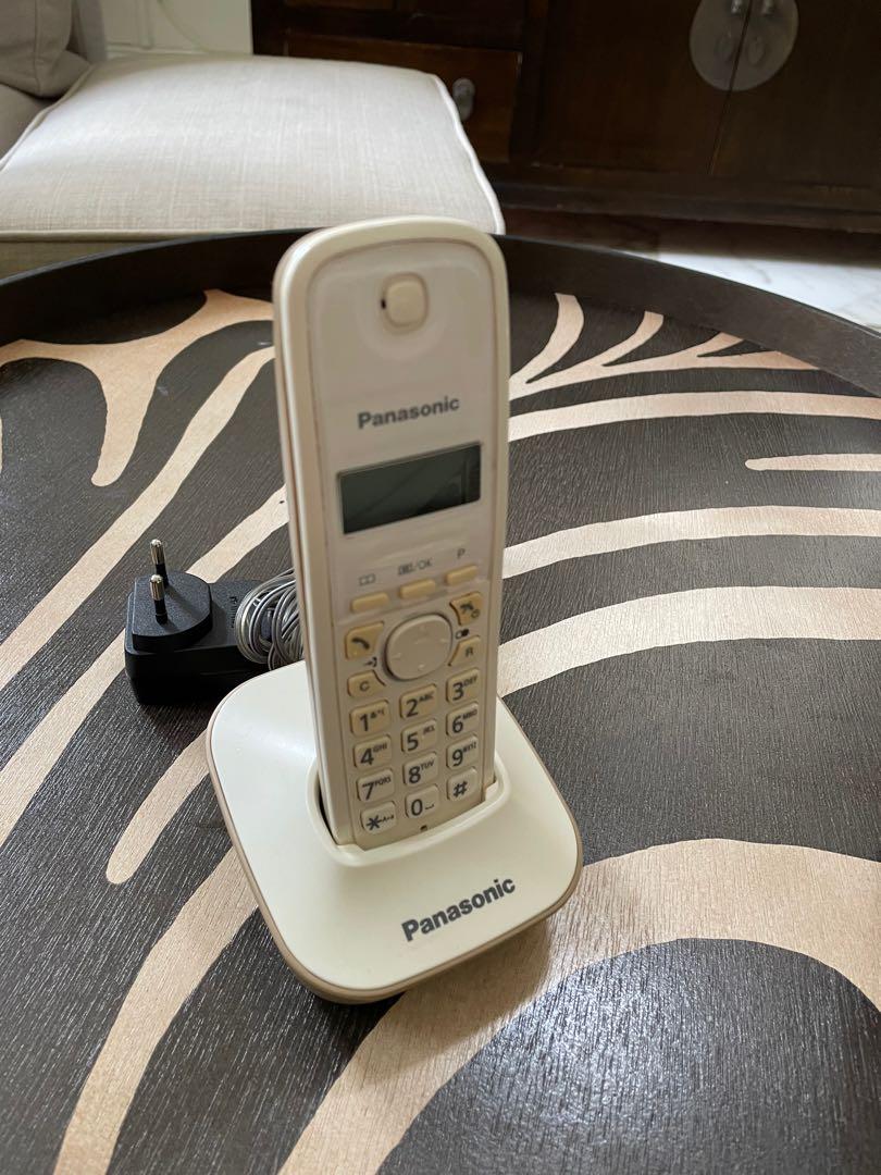 Panasonic White Cordless Phone, TV & Home Appliances, TV ...