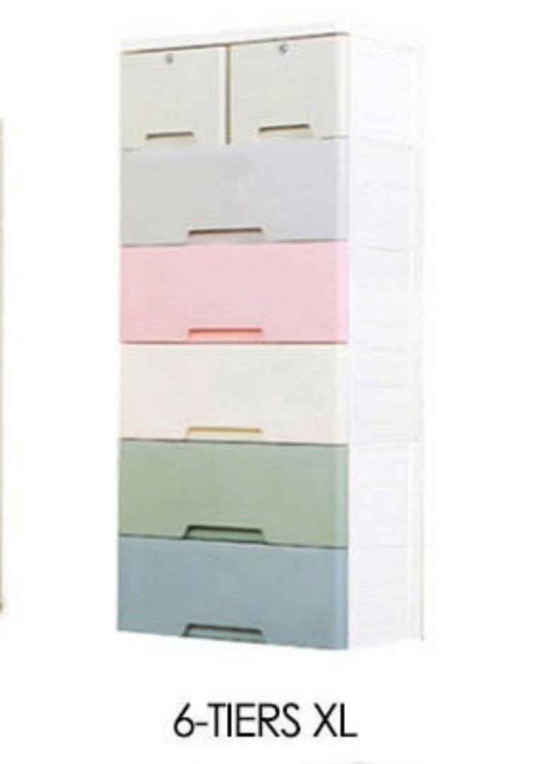 Pastel Drawers Cabinet, Furniture & Home Living, Furniture, Shelves ...
