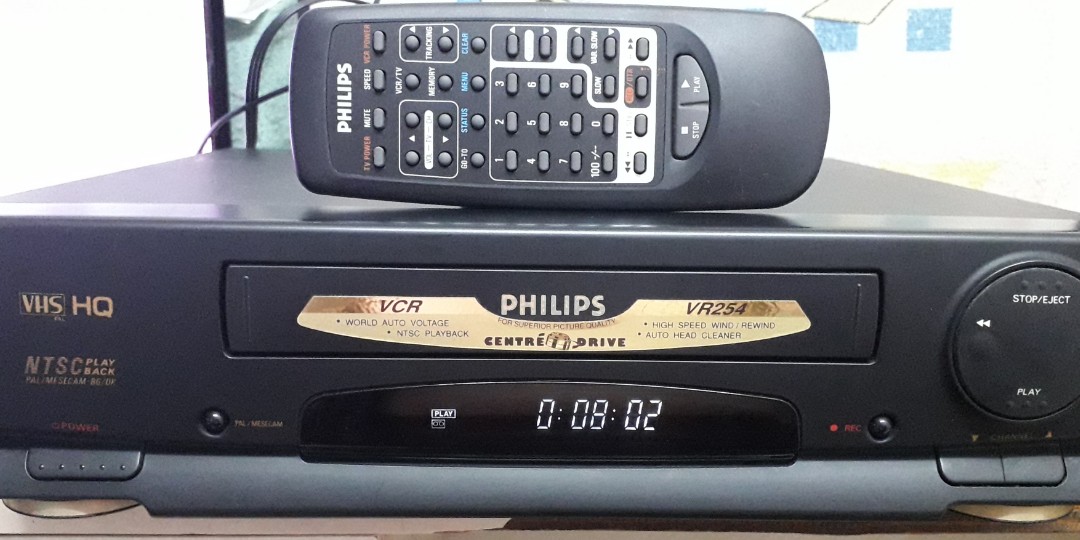 PHILIPS VHS/VCR/Video Cassette Player/Recorder, Audio, Portable Music ...