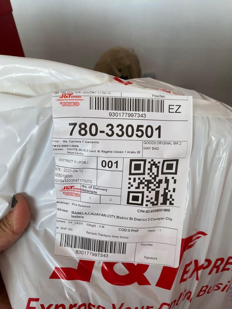PROOF OF SHIPPING J&T EXPRESS, Announcements on Carousell