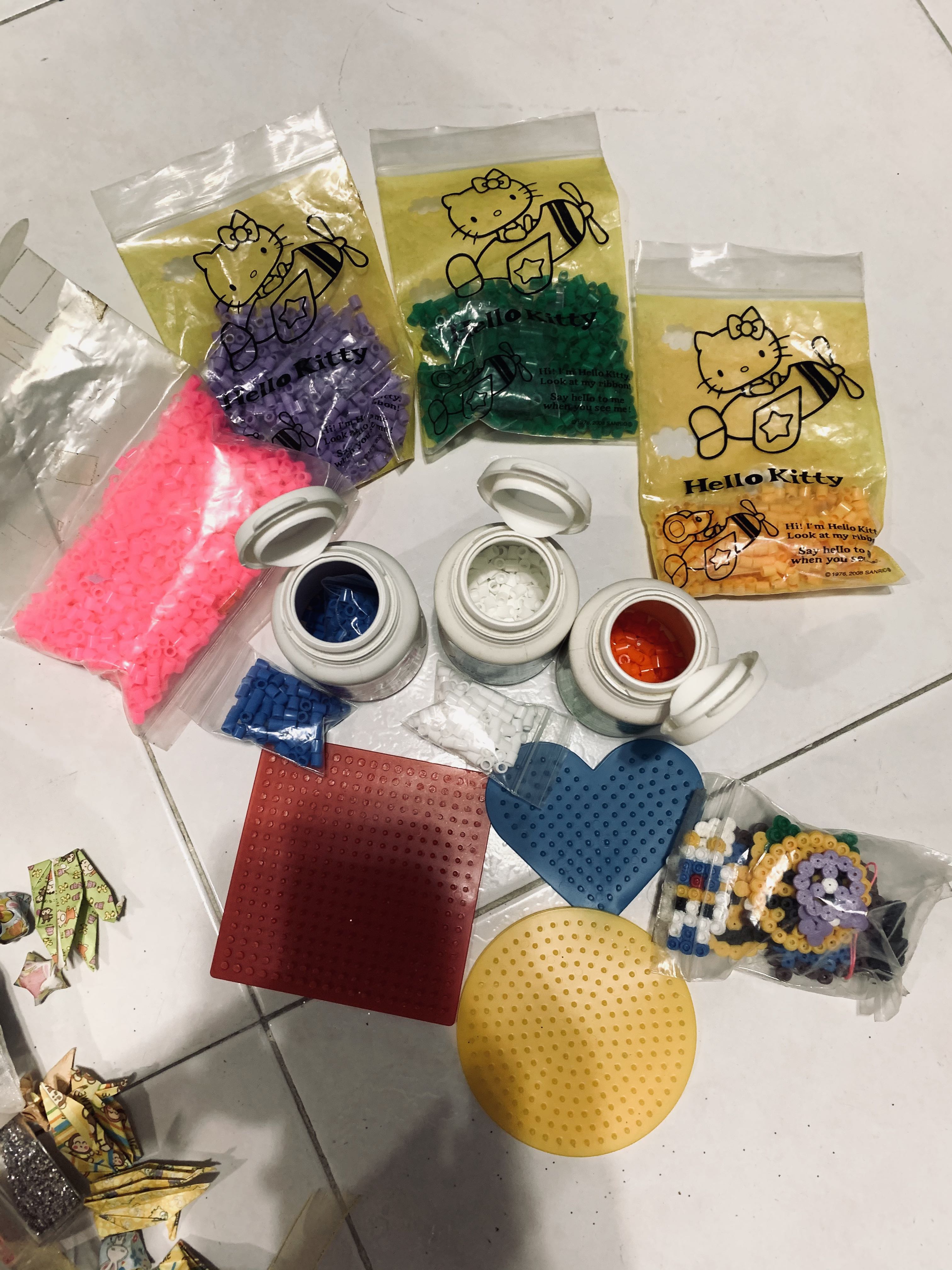 Pyssla / Hama beads set, Hobbies & Toys, Stationery & Craft, Craft ...