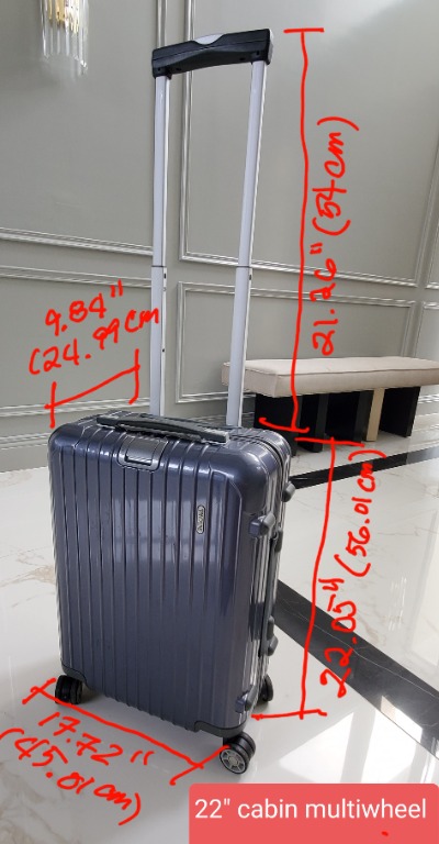 Rimowa 22" Cabin Multi-wheel (original), Hobbies & Toys, Travel ...