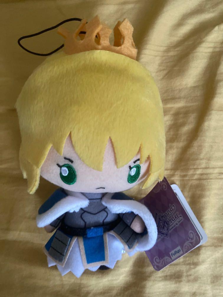 Saber FGO sanrio plush, Hobbies & Toys, Memorabilia & Collectibles, Fan ...