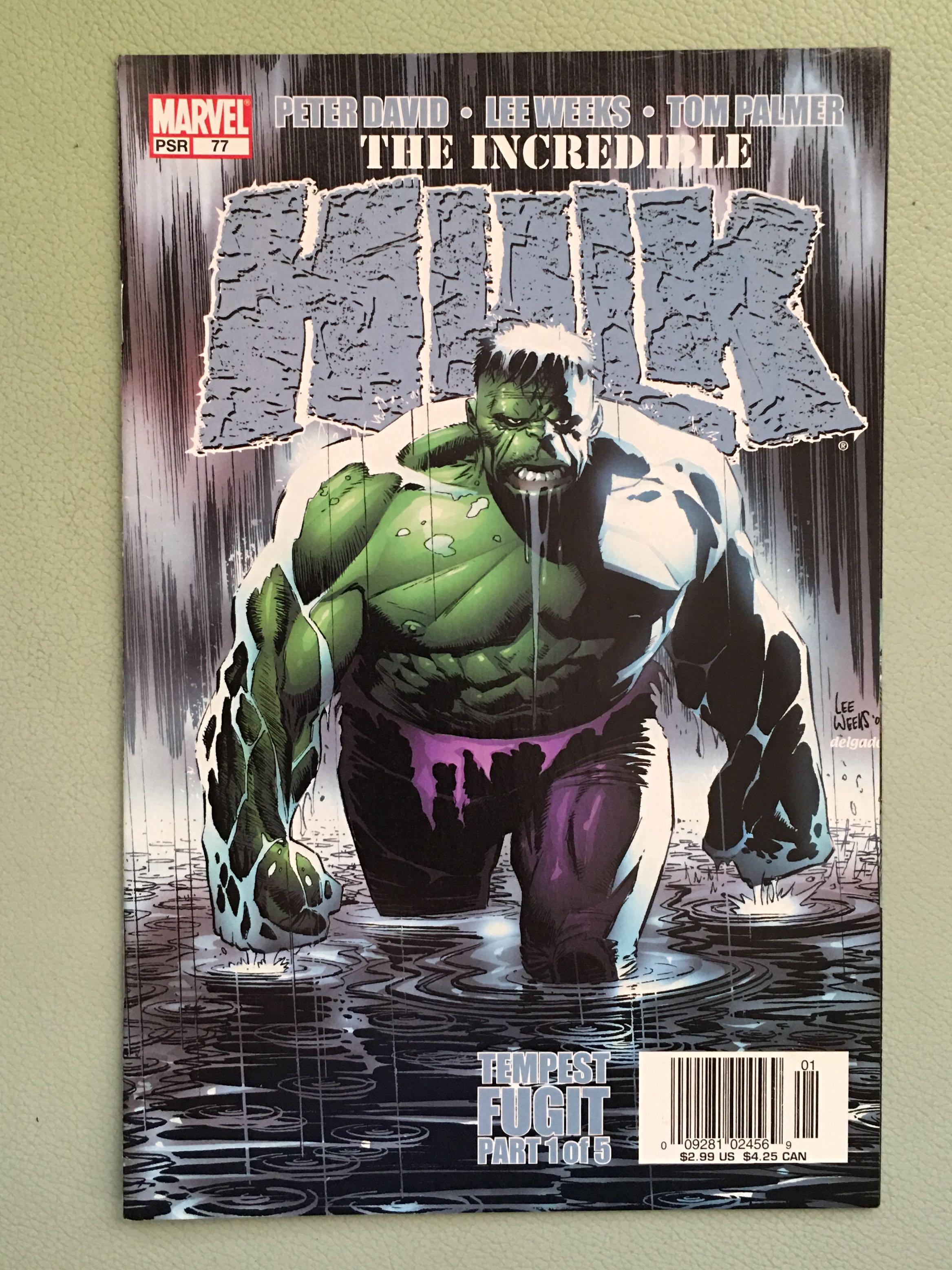 The Incredible HULK #77, Lee Weeks,art, Marvel Comics, Hobbies & Toys ...