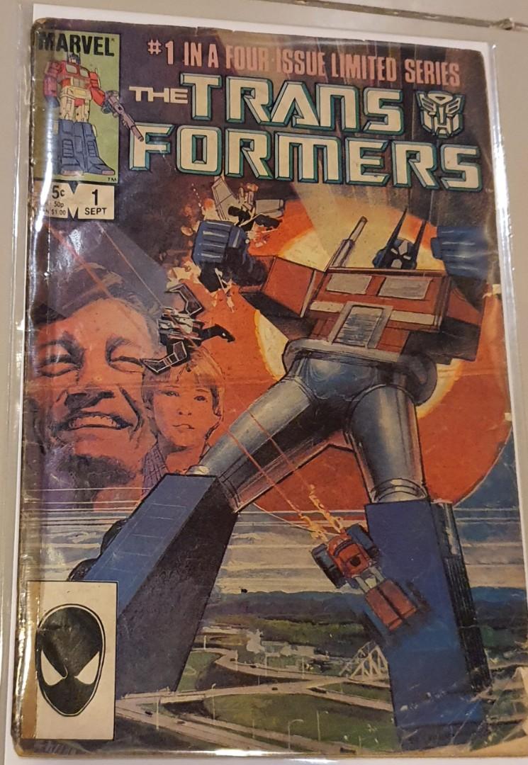 Transformers #1 issue 1984, Hobbies & Toys, Books & Magazines, Comics ...