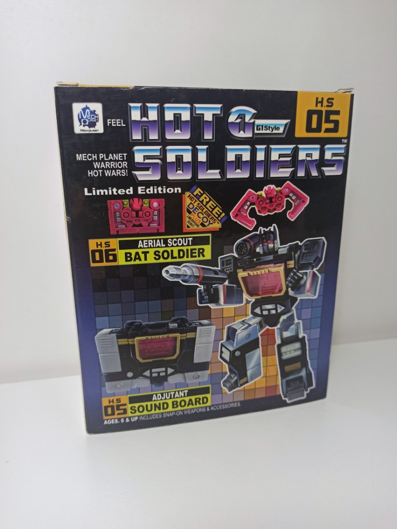 Transformers Hot Soldiers Soundblaster / Soundboard, Hobbies & Toys ...